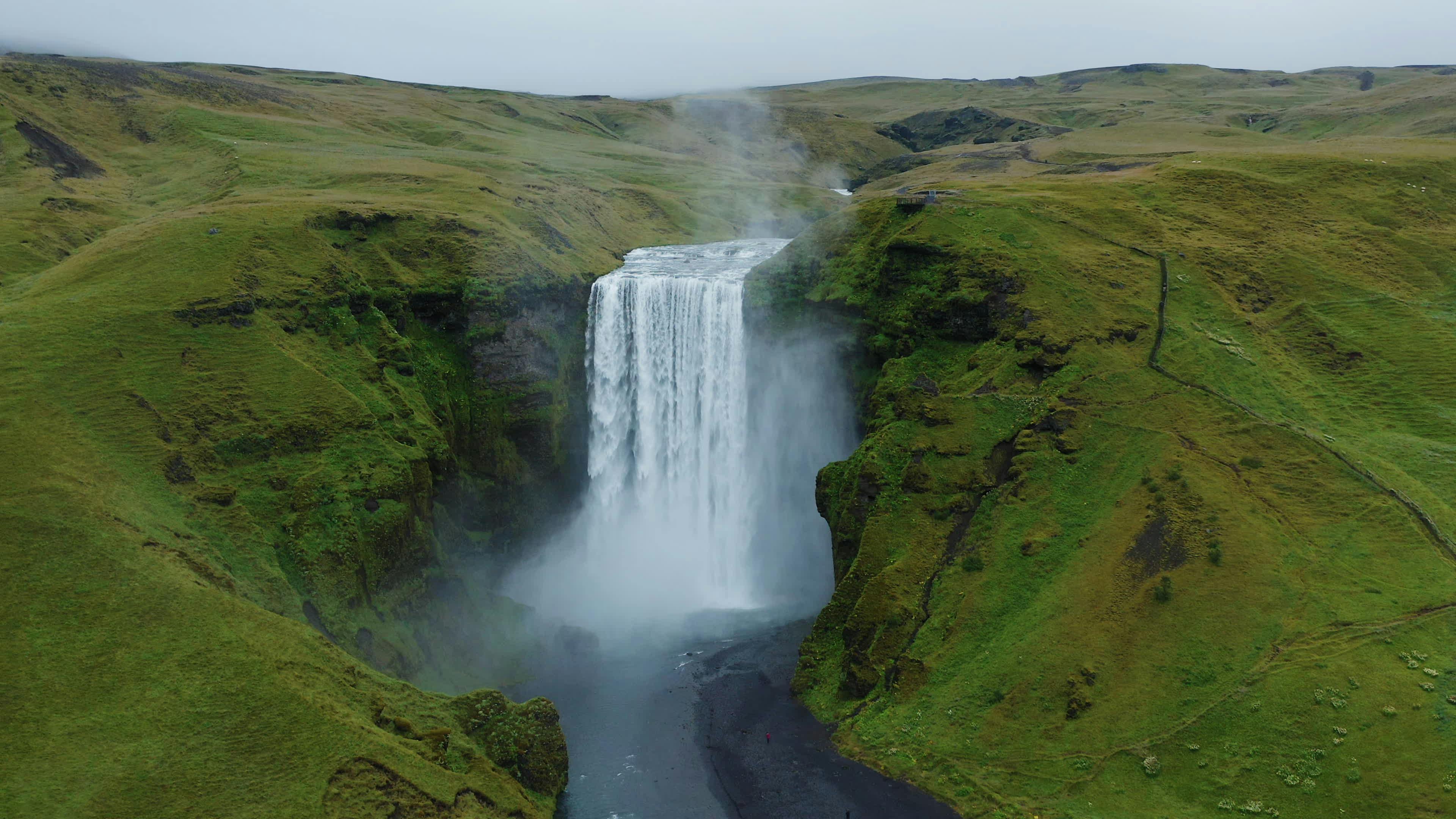 Discover stunning-icelandic-waterfalls, a story-driven footage | Artlist