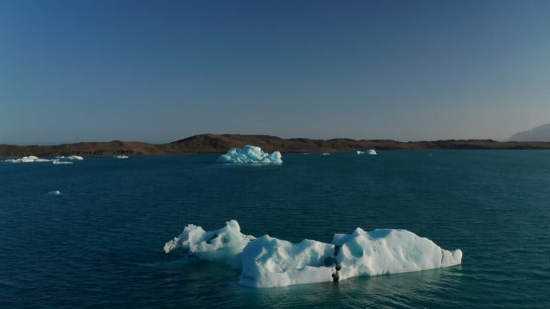 Ripples, Lake, Melting, Icebergs by 21 Aerials – Stock Footage | Artlist