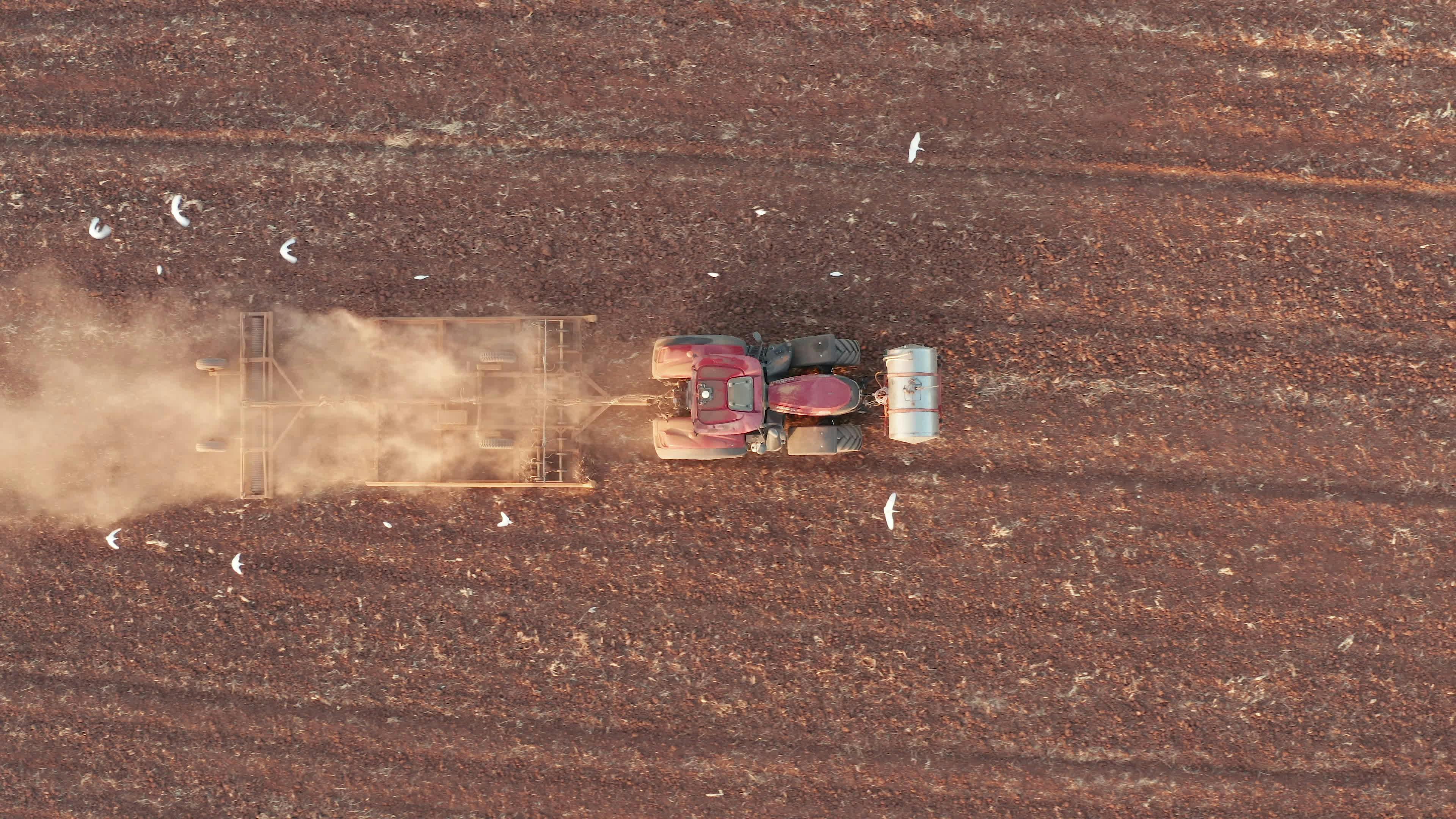 Discover tractor-ploughing-field-soil-aerials, a story-driven footage ...